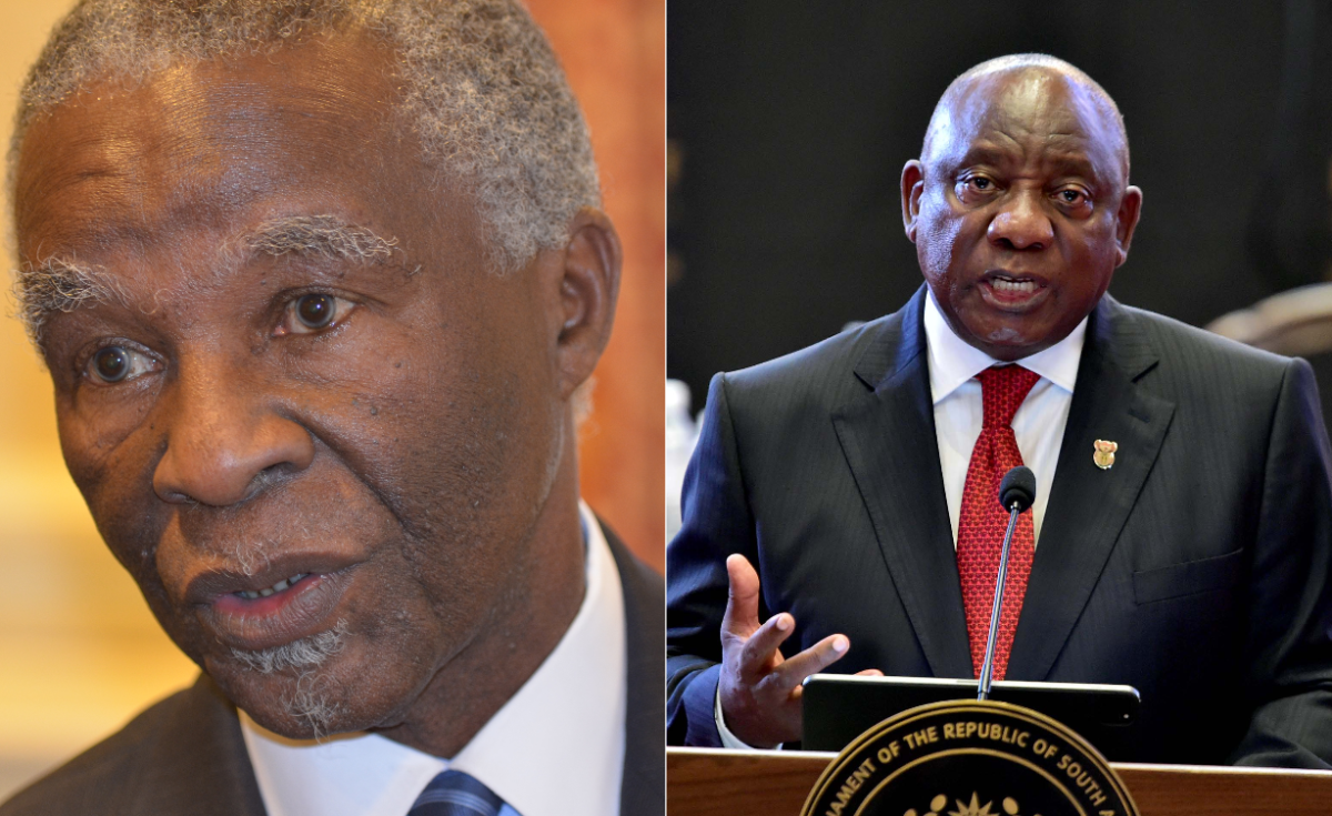 Thabo Mbeki Stands By Letter Sent to South Africa's Ruling Party ...